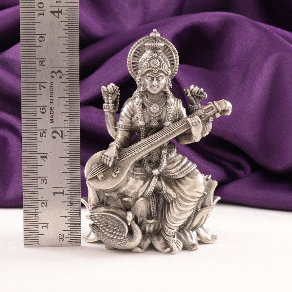 925 Silver 3D Saraswathi Idol - 313g, AI-1316 – P S Jewellery