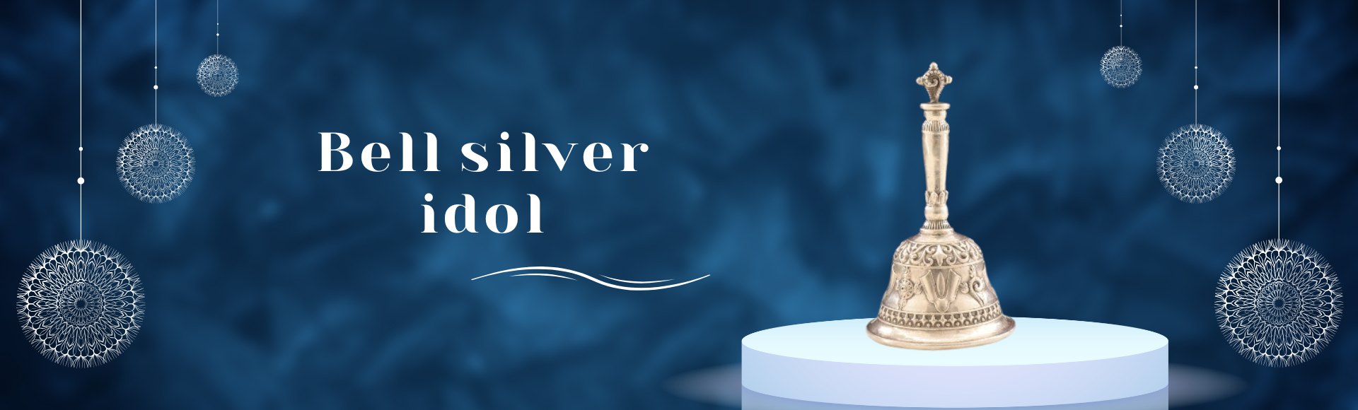 925 Silver Pooja Bell – Sacred Sound for Worship – P S Jewellery