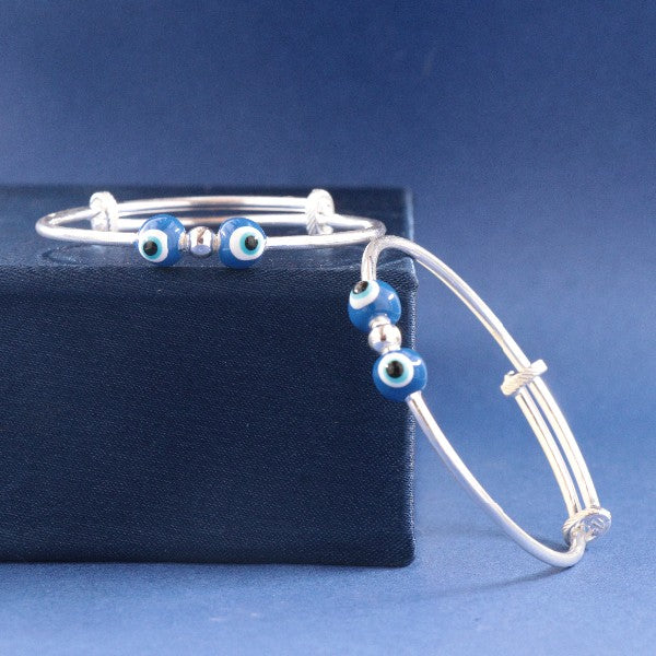 925 Silver Evil eye Kids Kada KKD-89 – P S Jewellery
